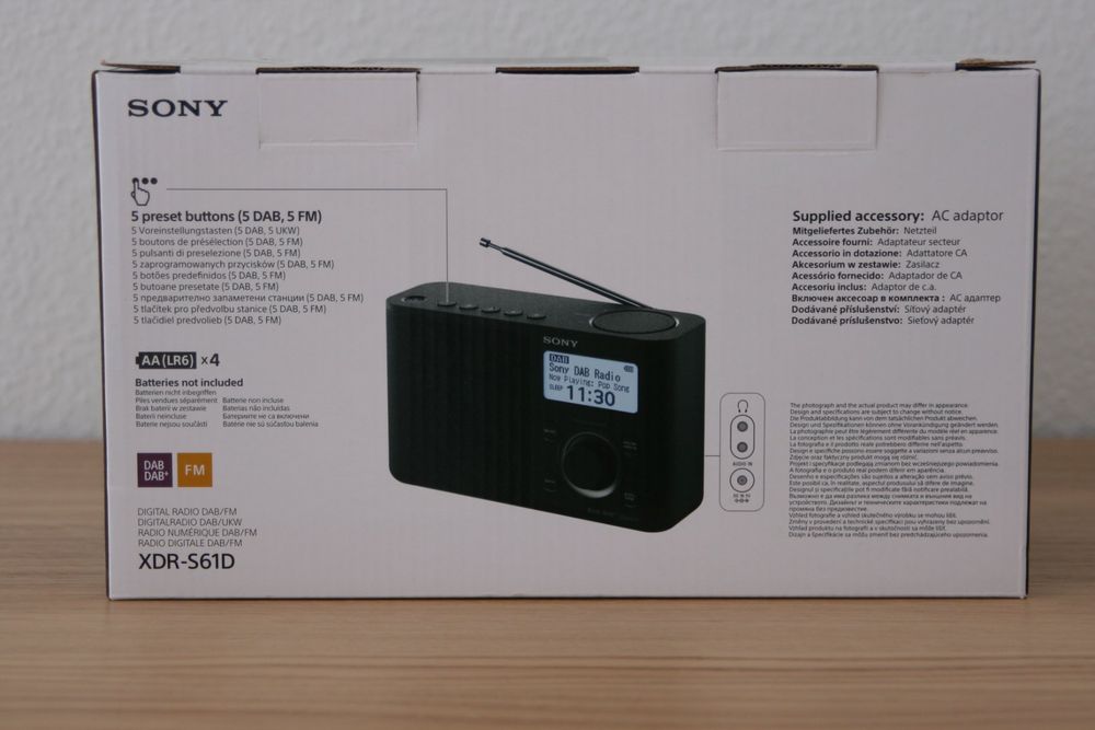 Sony XDR-S61D DAB+/UKW Radio neu (Gebraucht) in Laufen für CHF 105 ...