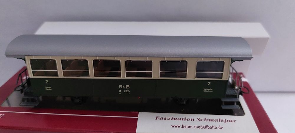 Bemo RhB B 2085 Zweiachser grün / creme 3233 110 (Neu und originalverpackt) in Biberist für CHF ...