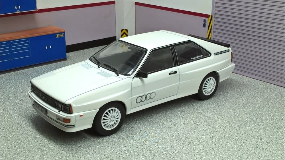 Audi Quattro Phase I 1980-1982 weiss 1:24 von Hachette (Neu und ...