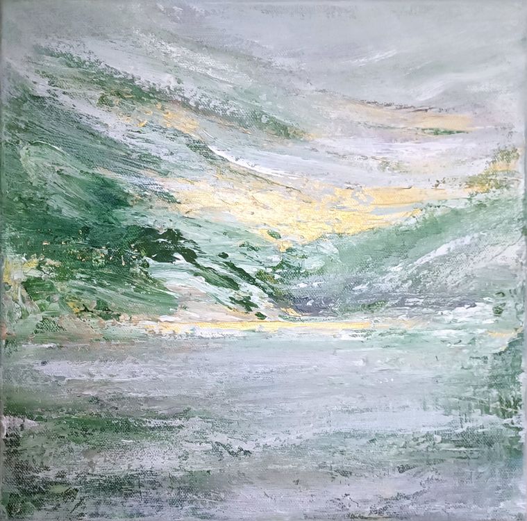 Acrylbild auf Leinwand 30x30x4 cm Paysage Landschaft (Neu und originalverpackt) in Beinwil am ...