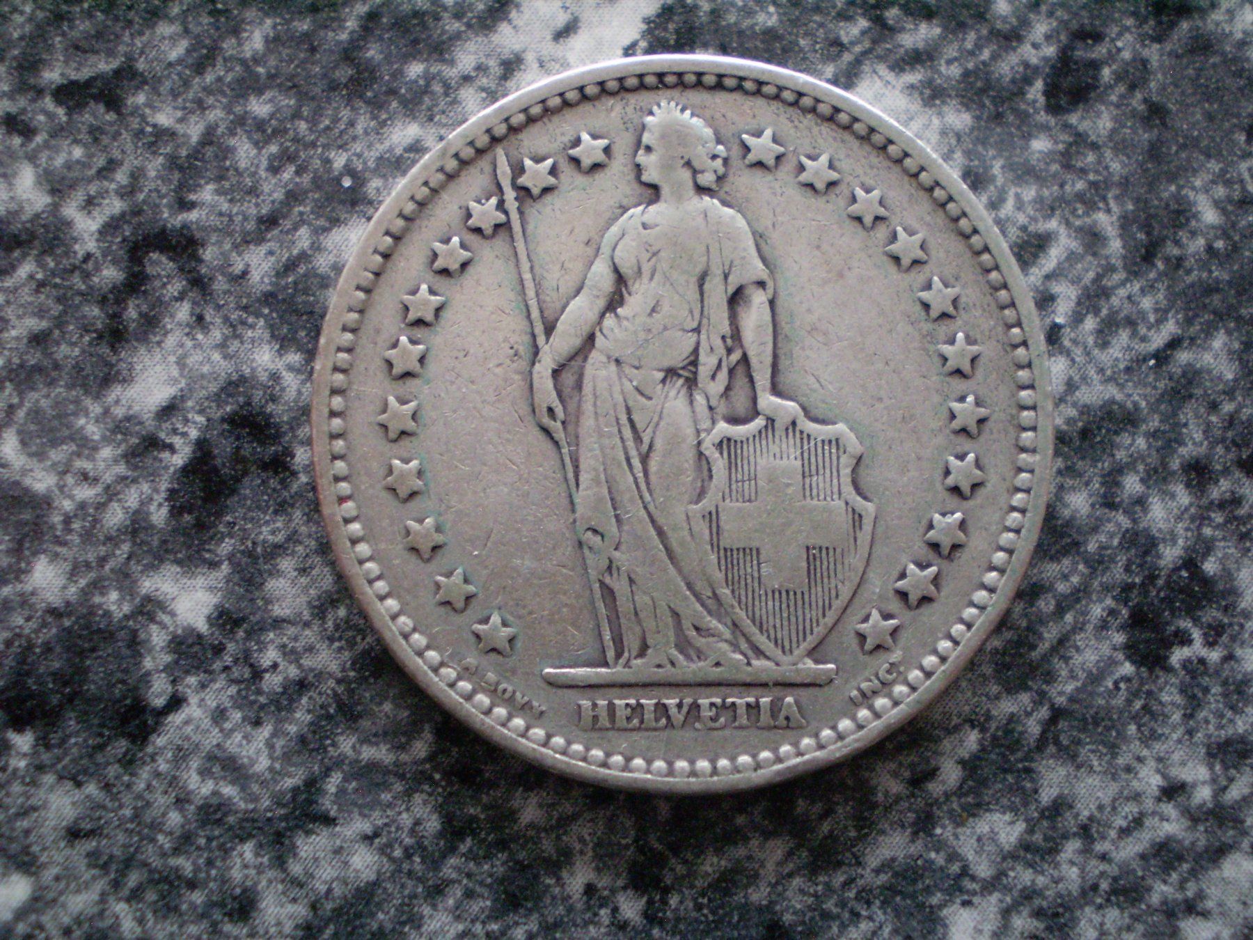 2 Fr. Silbermünze 1916 !!! sehr Rar !!! (Gebraucht) in Dierikon für CHF ...