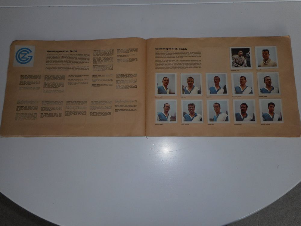 FOOTBALL GUM BAZOOKA / Fussball ALBUM 1957/58 kein Panini (Gebraucht ...