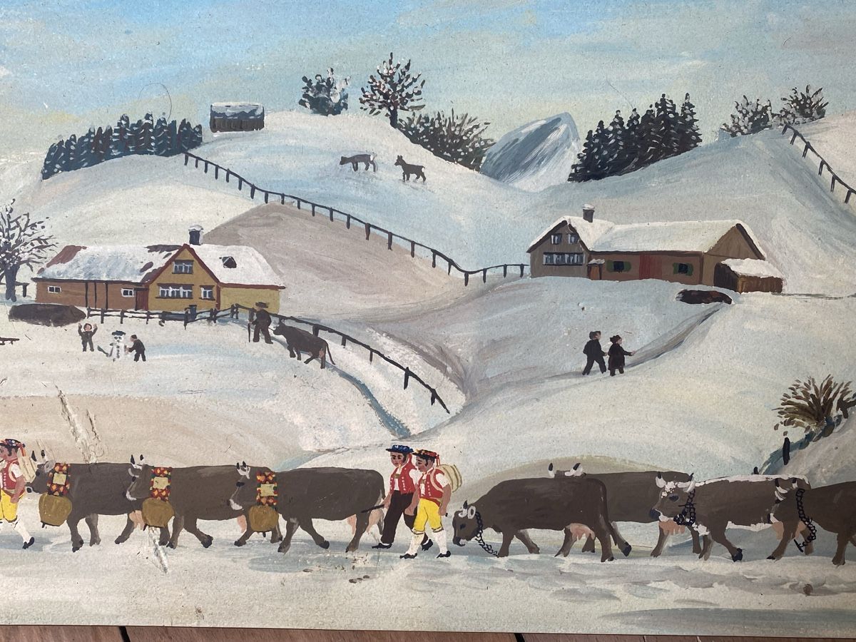 CHRISTIAN VETSCH CH „ ALPZUG IM WINTER“ 1968 (Gebraucht) in St. Gallen ...