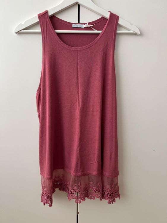 Boho Top mit Spitze (Gebraucht) in Rotkreuz für CHF 5 – mit Lieferung auf Ricardo kaufen