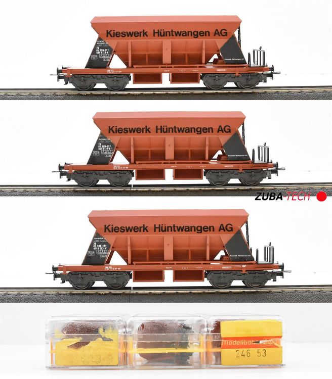 3x Liliput 24653 Kieswagen SBB H0 GS OVP (Gebraucht) in St. Gallen für CHF 70 – mit Lieferung ...