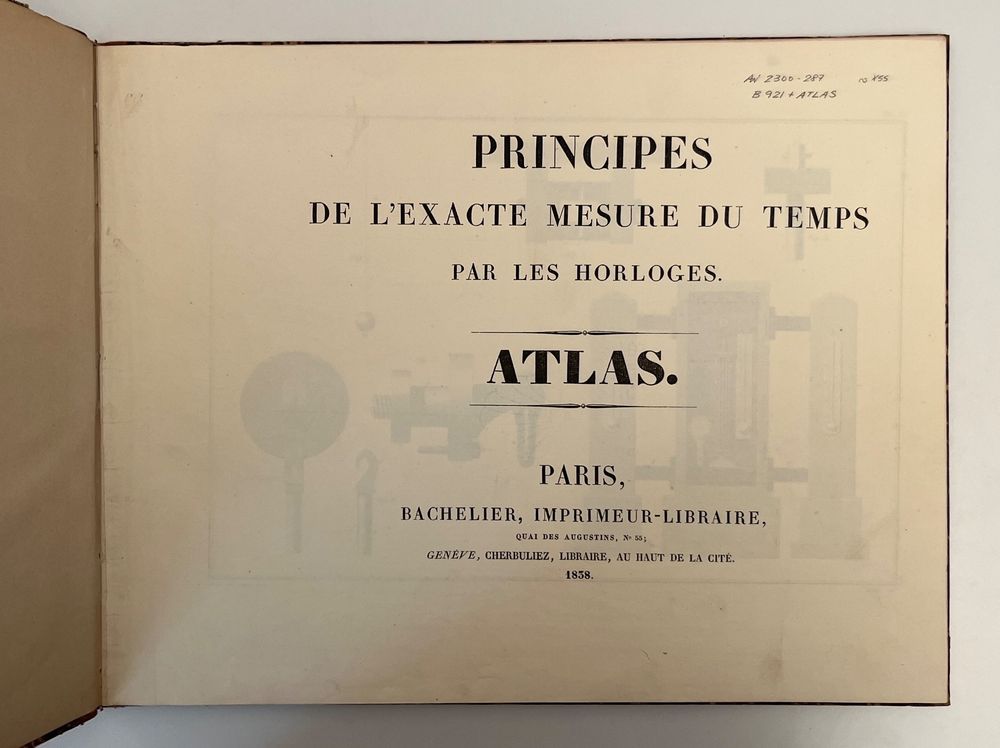 Principes de l‘Exacte Mesure du Temps ///S848 | Kaufen auf Ricardo