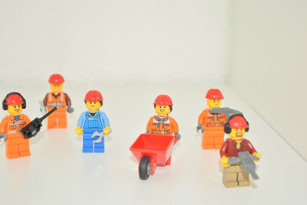 Lego City Worker Bauarbeiter Figuren 10x | Kaufen auf Ricardo