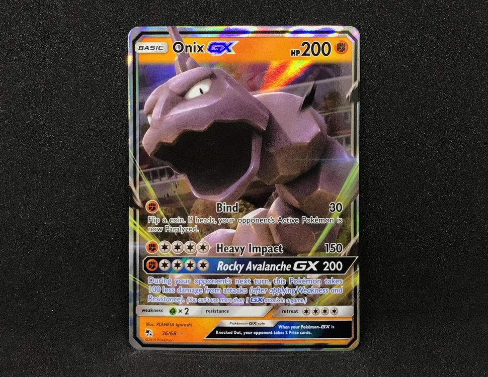 Onix GX Full Art - Pokemon-Karte | Kaufen auf Ricardo
