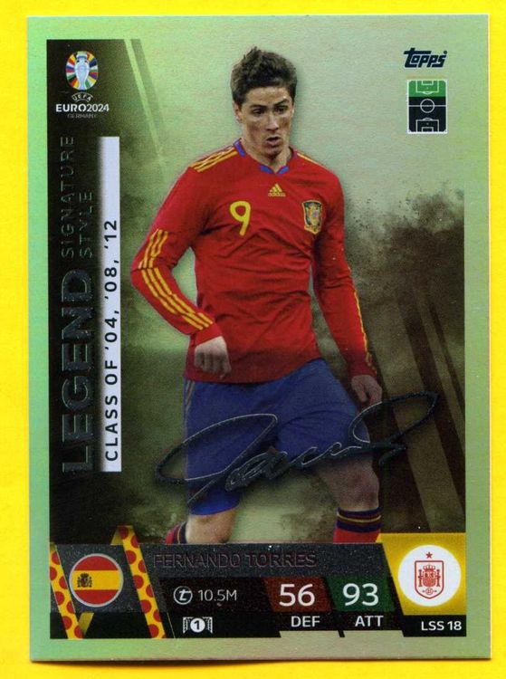 Topps Match Attax EURO 2024 LSS 18 Fernando Torres LEGEND | Kaufen auf ...