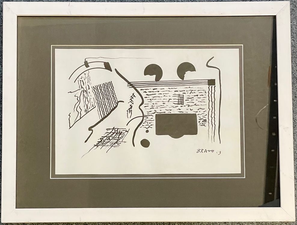 Interessante Mischtechnik mit Surrealismus Signiert (Gebraucht) in Root für CHF 10 – mit ...