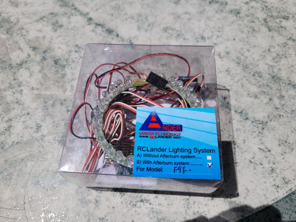 Nachbrennerring LED Set von RC Lander, 70 mm. Neu+OVP. (Neu und ...