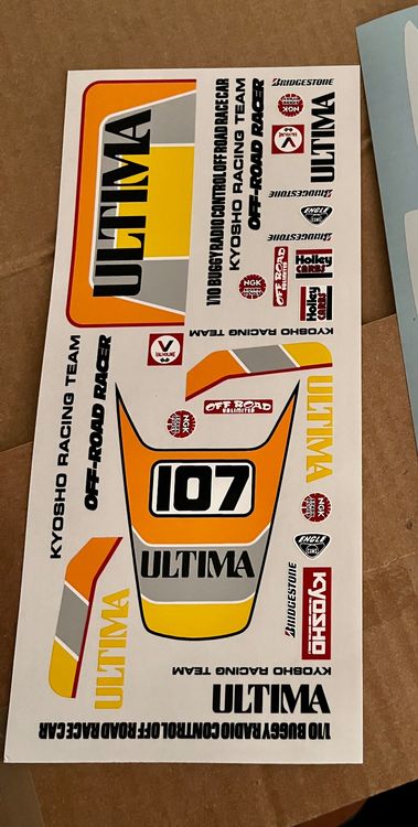 Kyosho Ultima repro decals MCI | Kaufen auf Ricardo