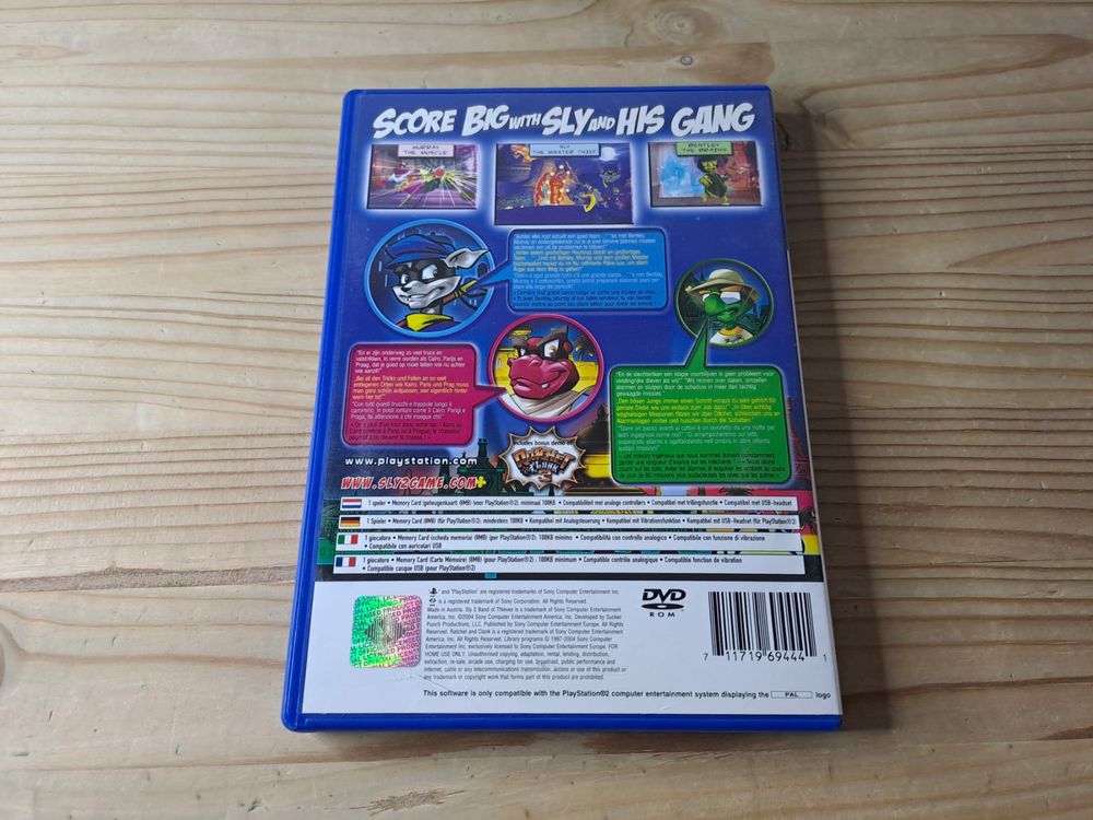 Sly 2 Band of Thieves - Sly Cooper Raccoon 2 PS2 (Gebraucht) in ...
