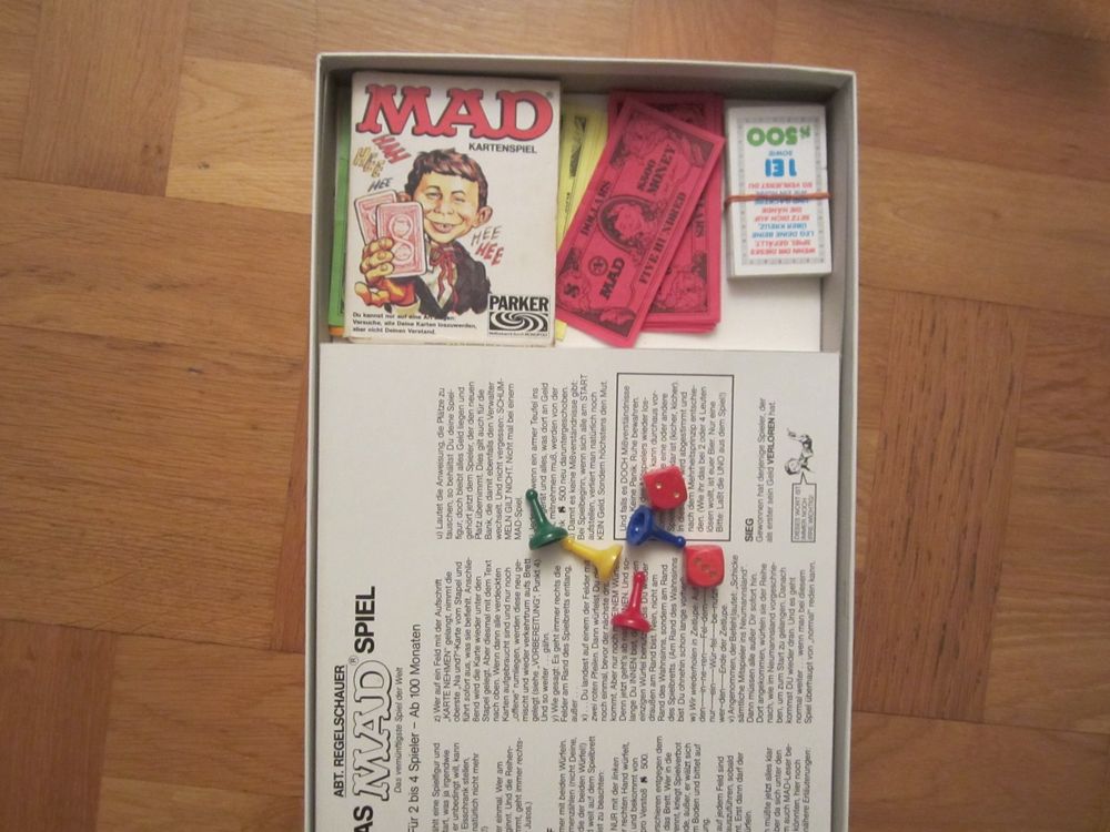 DAS MAD SPIEL INKLUSIV MAD KARTENSPIEL UND COMIC!!! | Kaufen auf Ricardo