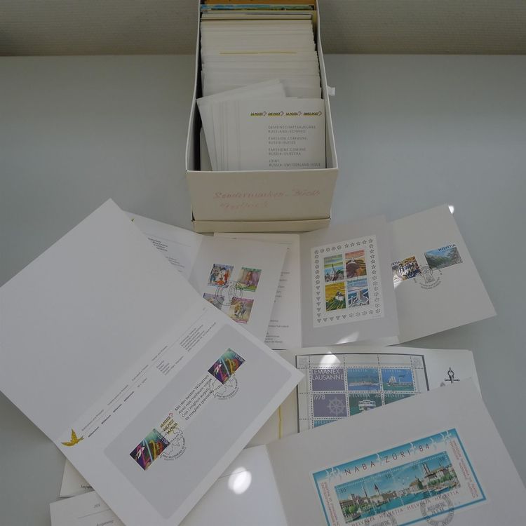 1965-2000, 200 PTT Sammel & Souvernierblätter, günstig. (Gebraucht) in Sursee für CHF 100 – mit ...