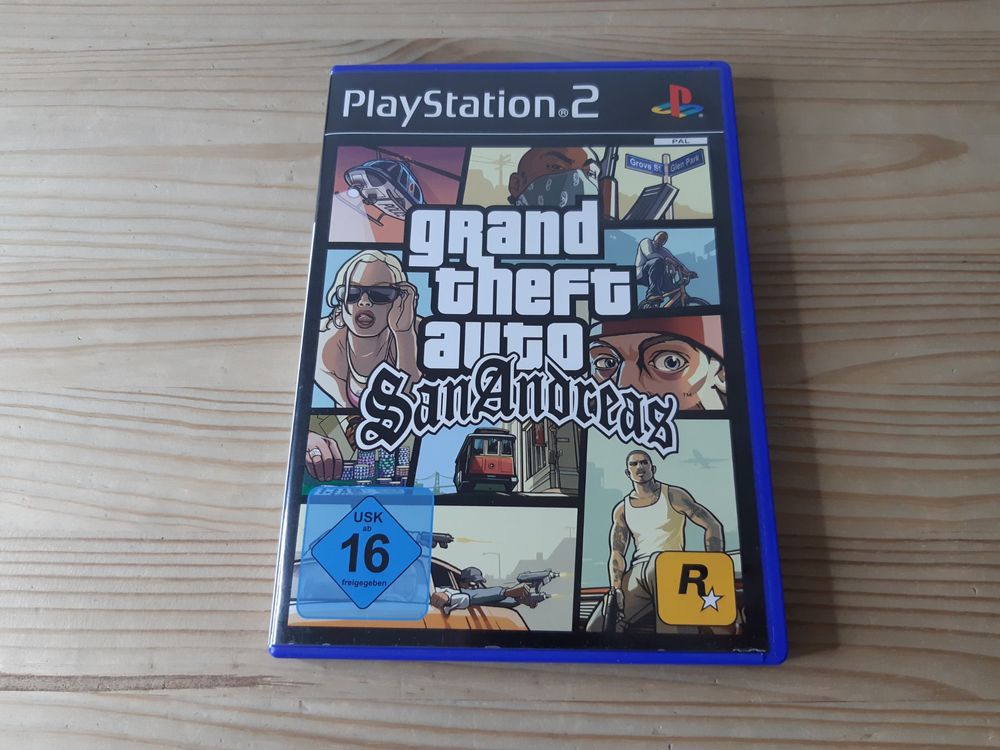 GTA Grand Theft Auto San Andreas - sehr guter Zustand - PS2 (Gebraucht ...