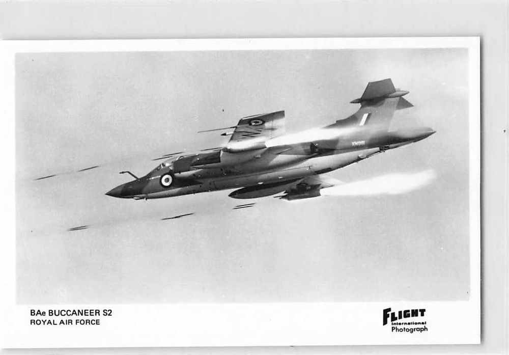 Schöne Ansichtkarte Aviatik BAe BUCCANEER 32 ABSCHUSS!!! (Gebraucht) in ...