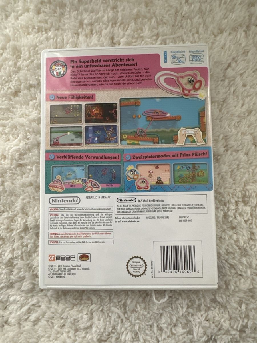 Kirby und das magische Garn - Nintendo Wii - Top Zustand! (Gebraucht ...