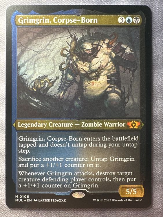 Grimgrin, Corpse-Born ETCHED FOIL Variant 0106 (Neu (gemäss ...