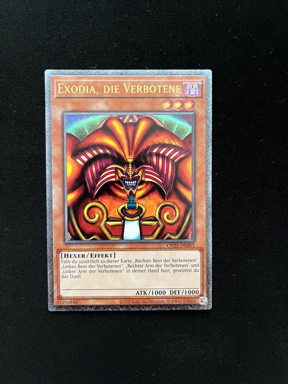 Exodia, die Verbotene (OP25-DE001), Ultimate Rare (Gebraucht) in ...