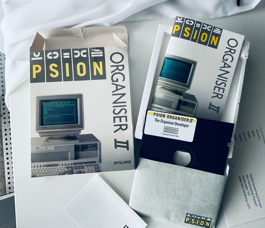 Psion Organiser II Developer Software mit Anleitung Selten!! (Neu ...