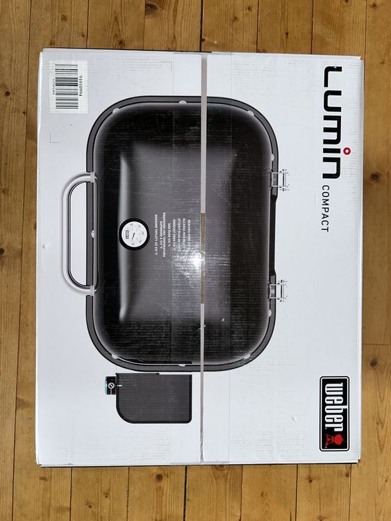 Weber Lumin Compact Elektrogrill, Black (Neu und originalverpackt) in ...