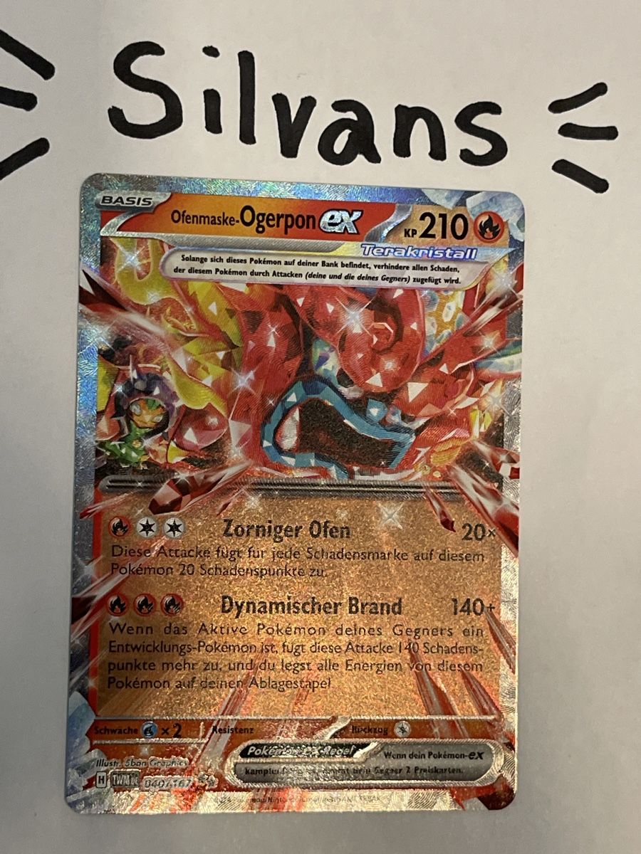 Ofenmaske Ogerpon ex 040/167 Maskerade im Zwielicht Deutsch (Neu ...