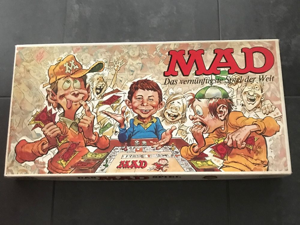 MAD Brettspiel von Parker weltbekannt durch Monopoly (Gebraucht) in ...