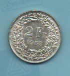 2 Fr. 1958 Silber | Kaufen auf Ricardo