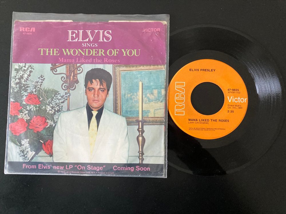 Elvis Presley / Single Mama Liked the Roses / USA (Gebraucht) in für ...