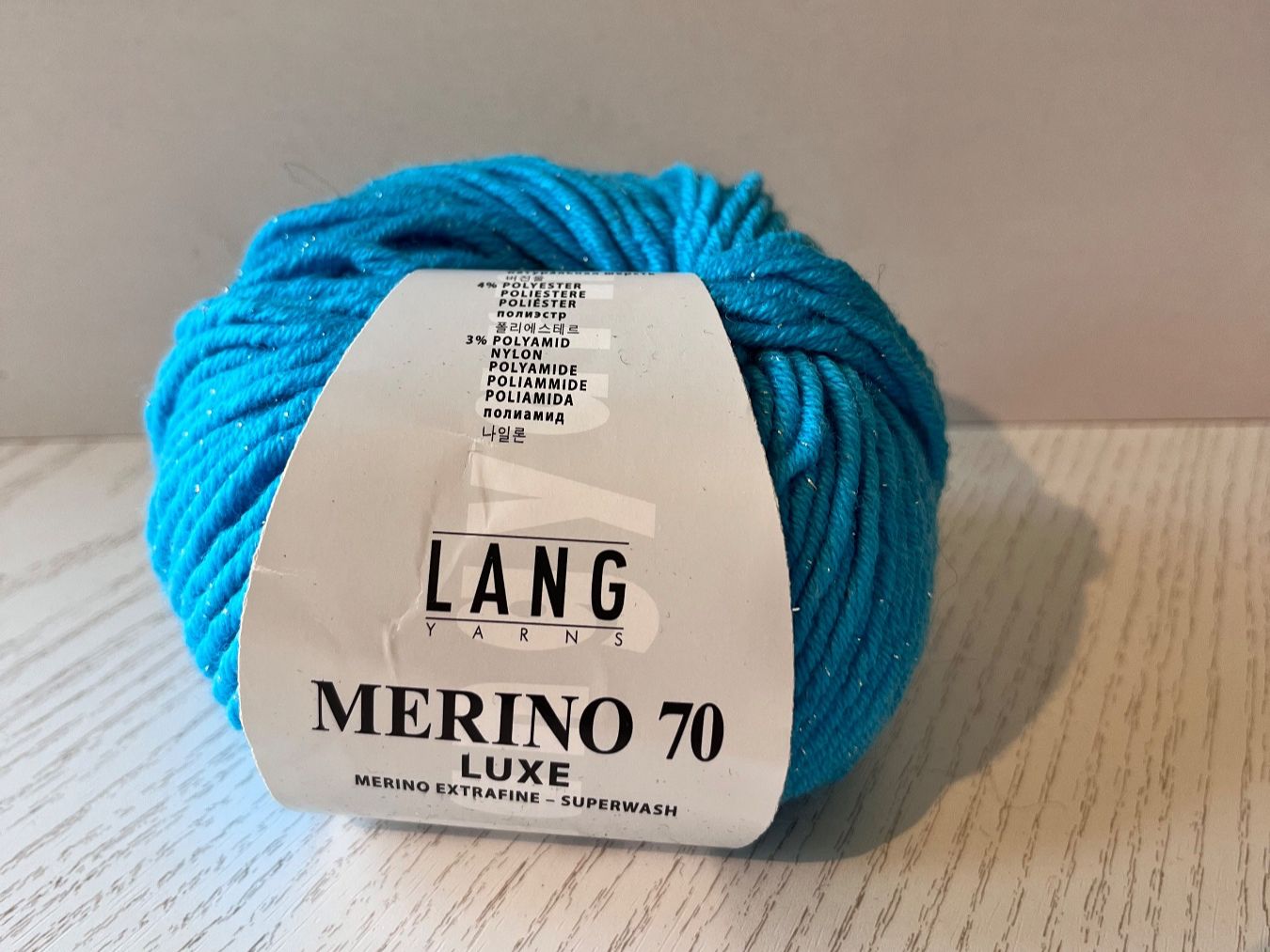1 Knäuel Merino 70 Luxe Superwash Lang Yarns (Neu (gemäss Beschreibung ...
