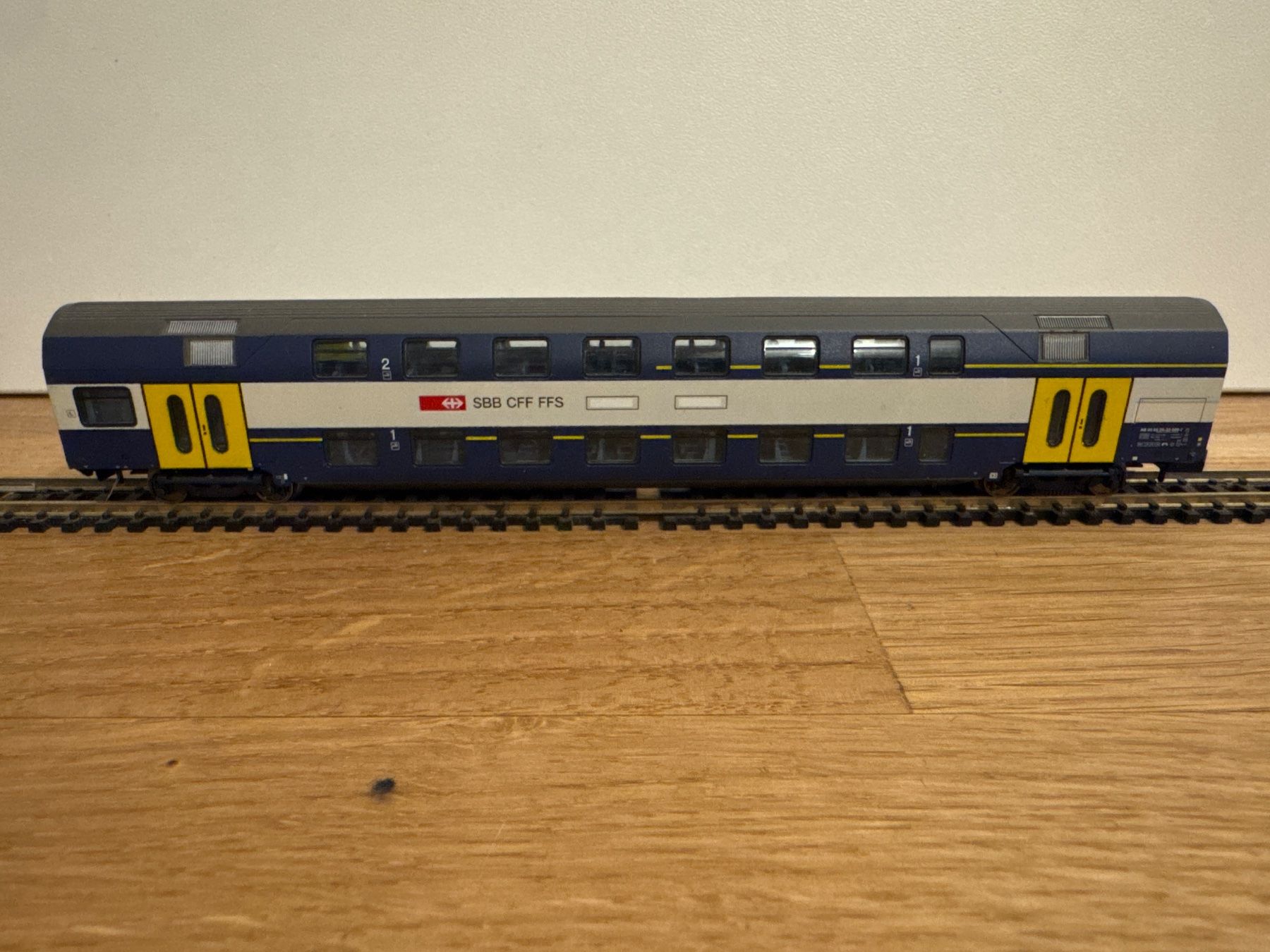 Fleischmann 8154 SBB S-Bahn Zh. Doppelstockwagen 1./2. Kl. (Neu (gemäss ...