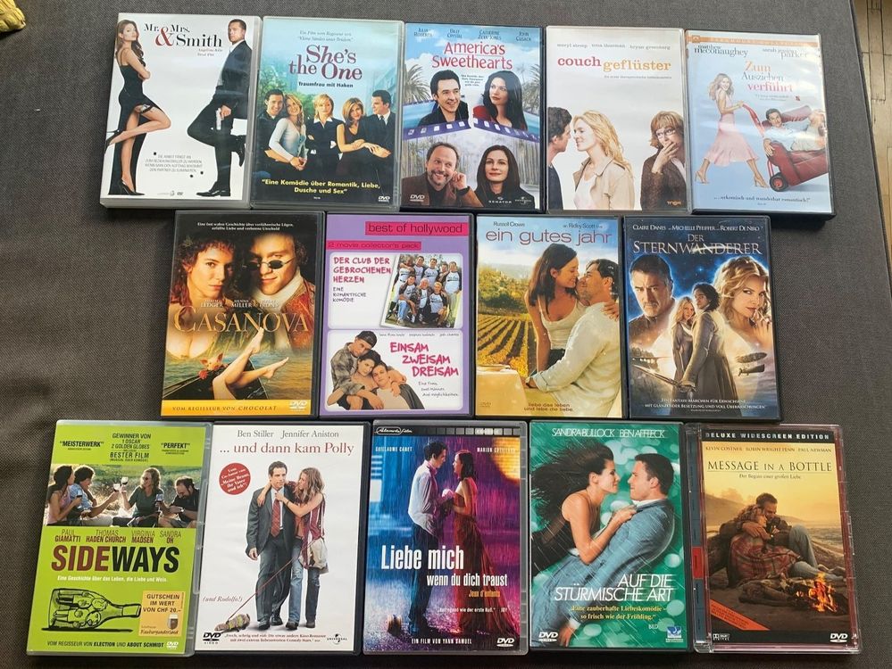 DVD Sammlung / Paket: Romantik / Liebe & Komödien ** 27 DVDs | Kaufen ...