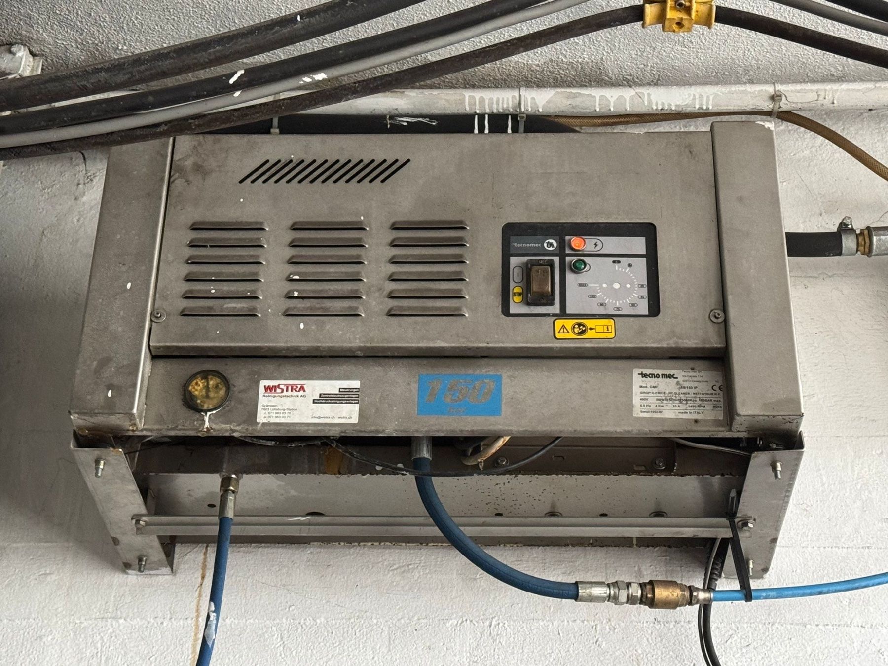Wistra HD Reiniger 150 bar - Hochdruckreiniger für Werkstatt (Gebraucht ...
