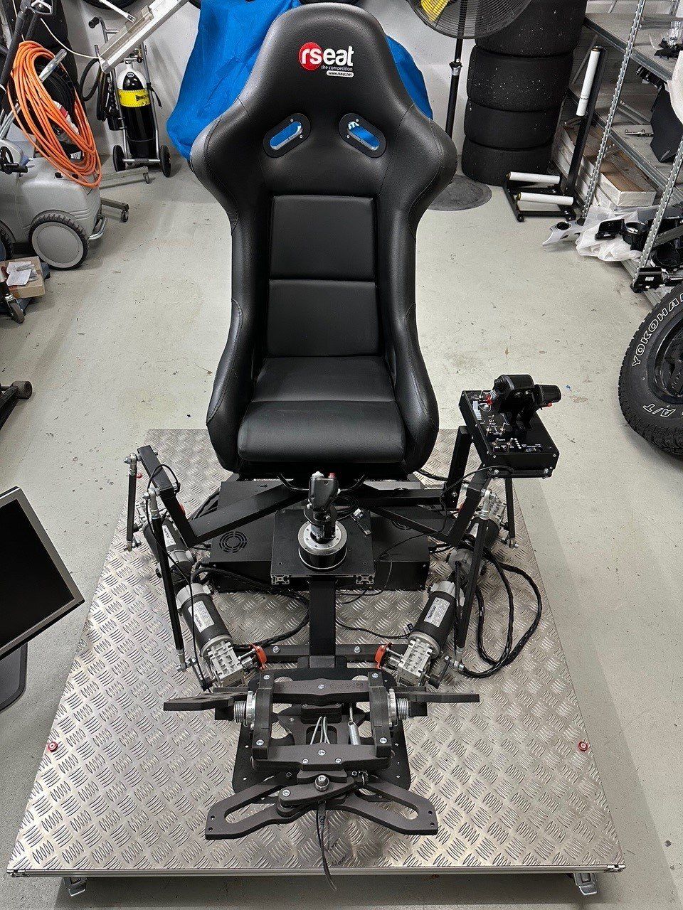 Flightsimulator DIY DOF 6-Axis inkl. Joystick Hotas Warthog (Neu (gemäss Beschreibung)) in ...