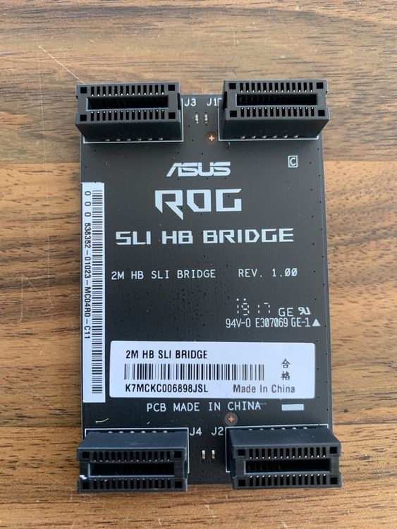 NEU Asus SLI HB Bridge Nvidia (2-way-m) Adapter GeForce GTX | Kaufen auf Ricardo