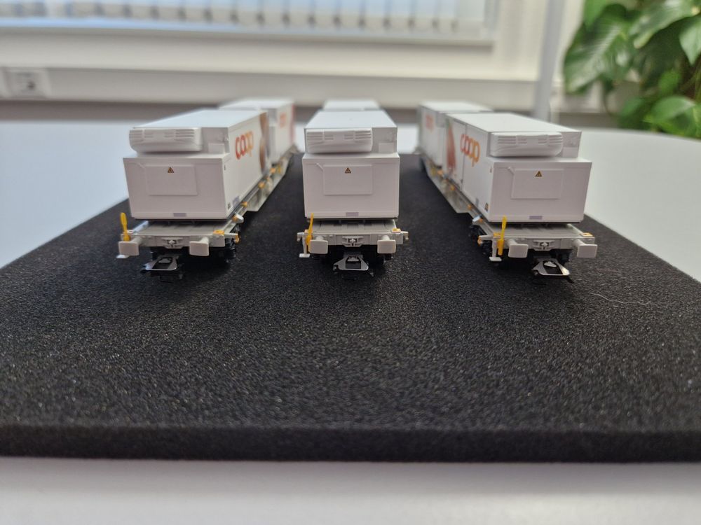 Märklin 47461, Containertragwagen-Set "Coop" | Kaufen auf Ricardo