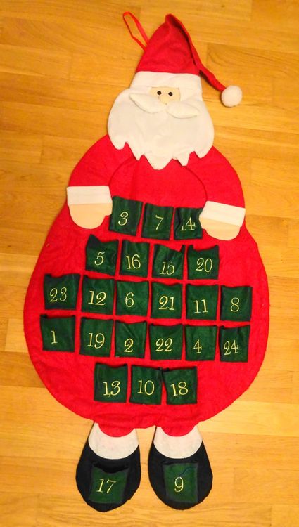 Adventskalender Nikolaus Samichlaus Santa Claus zum füllen (Gebraucht ...