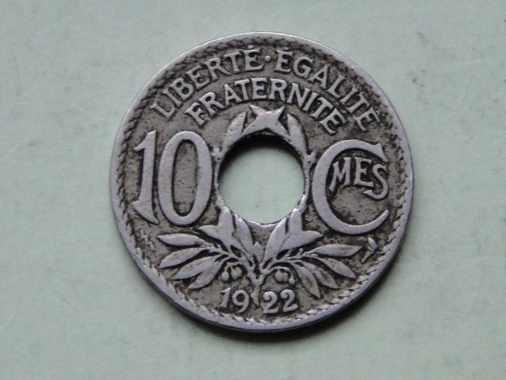 10 Centimes France 1922 Lindauer Poissy (Gebraucht) in Killwangen für ...