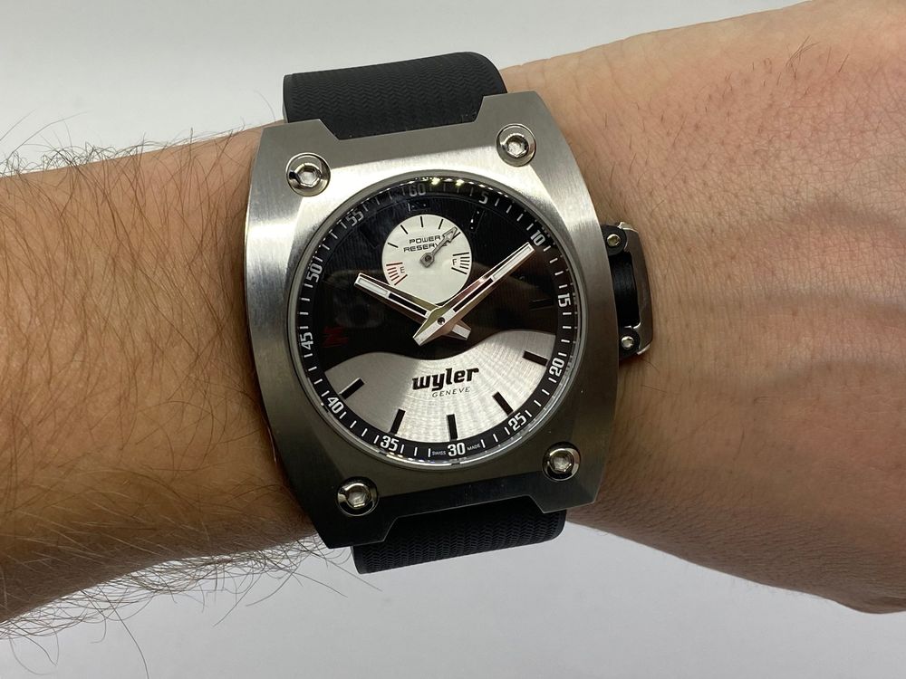 WYLER Gangreserve Titan 46x44mm HandaufzugFullset läuft/H438 (Gebraucht ...