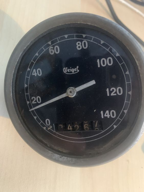 Veigel Oldtimermotorrad Tacho (Defekt) in für CHF 40 – mit Lieferung ...