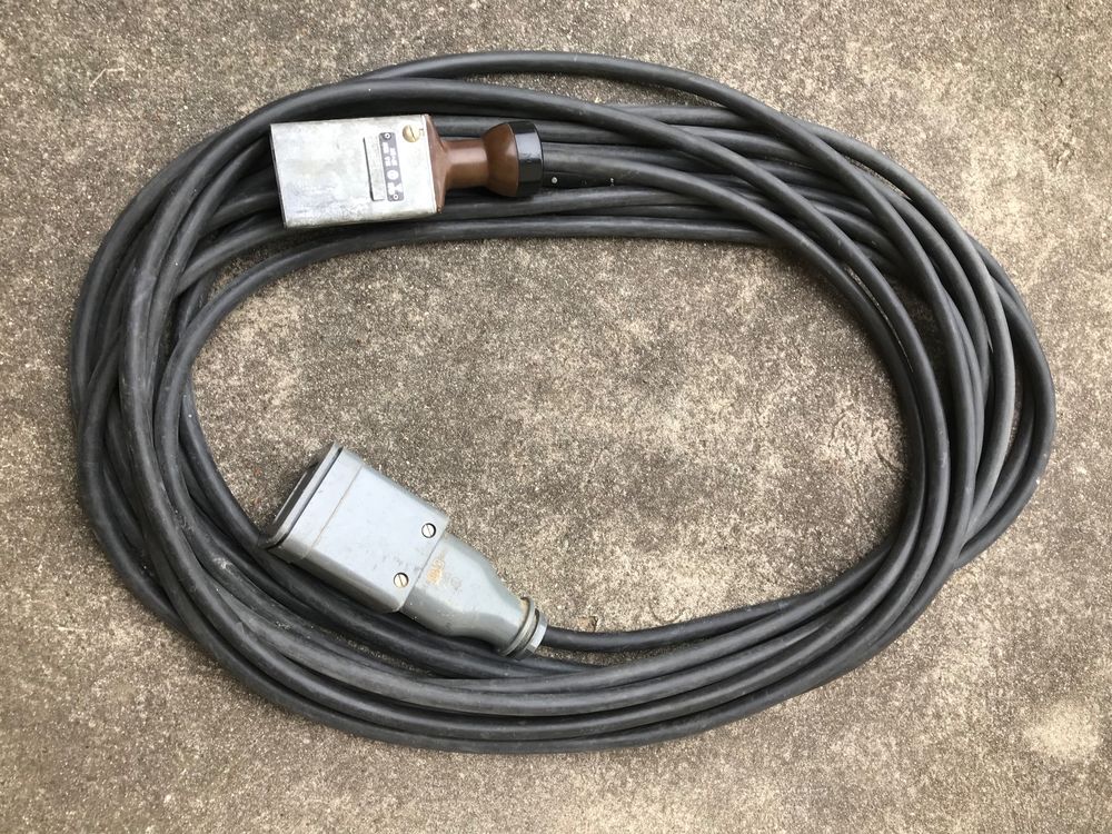 4 Poliges Verlängerungskabel, J25 Stecker und Kupplung, 20m | Kaufen auf Ricardo