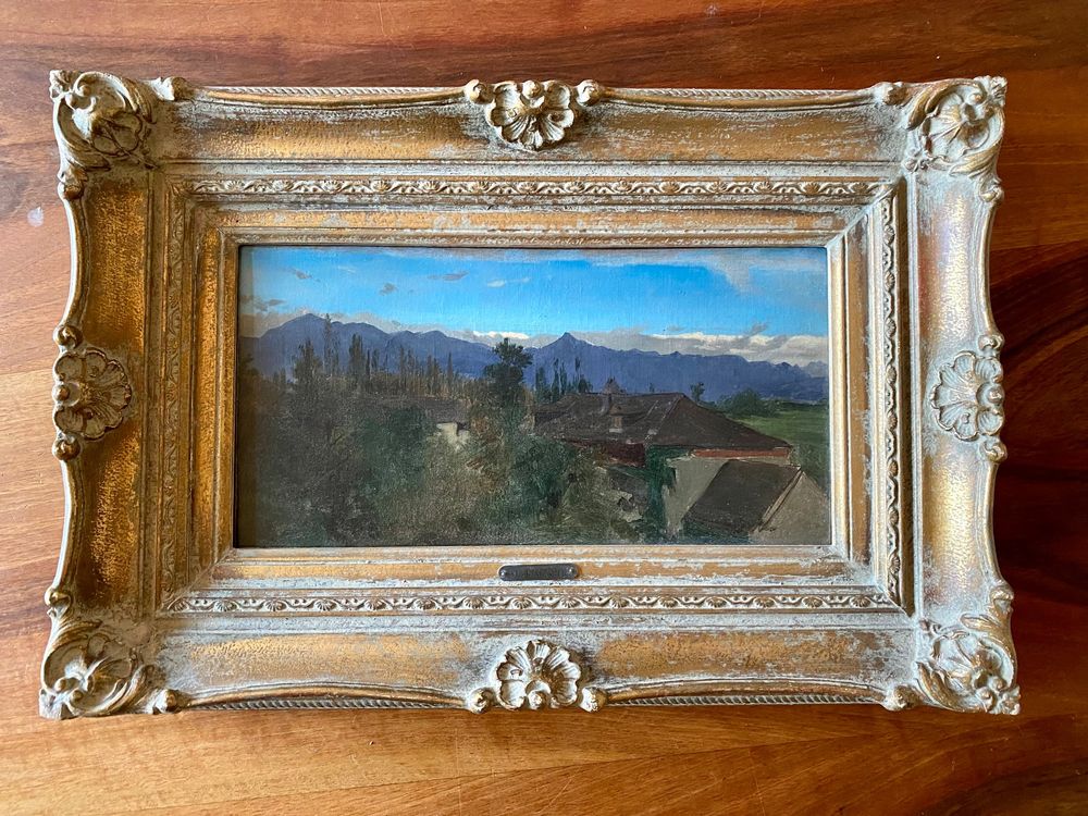 Ölbild vom Schweizer Maler Alexandre Calame (Gebraucht) in für CHF 358 ...