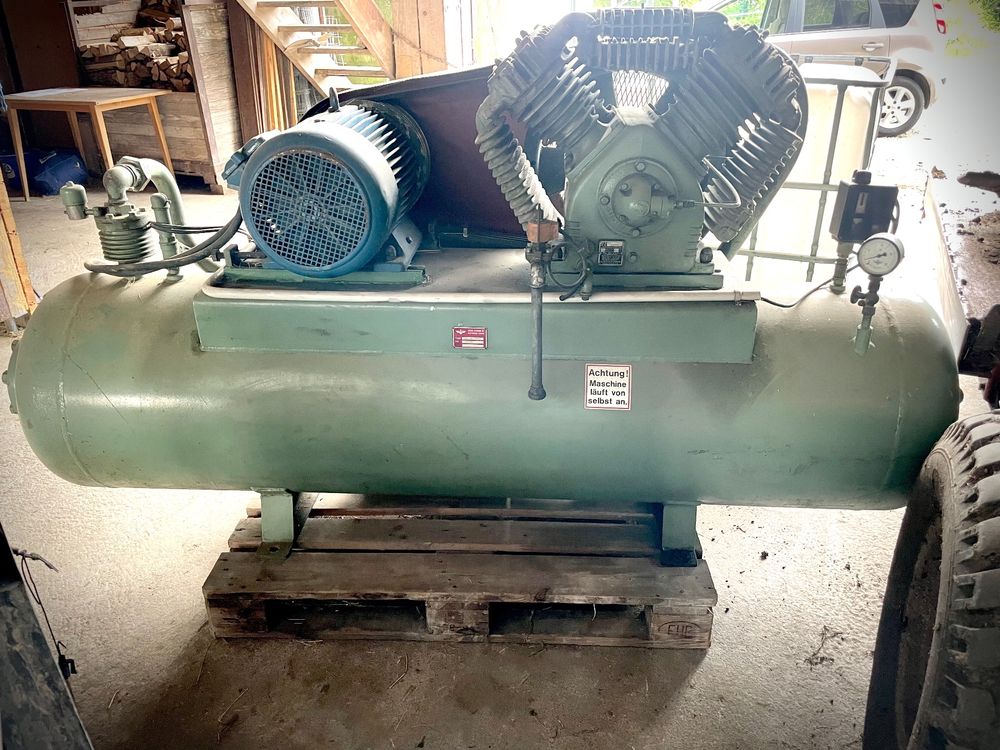 Kompressor Luft 15 baar, 450 L | Kaufen auf Ricardo