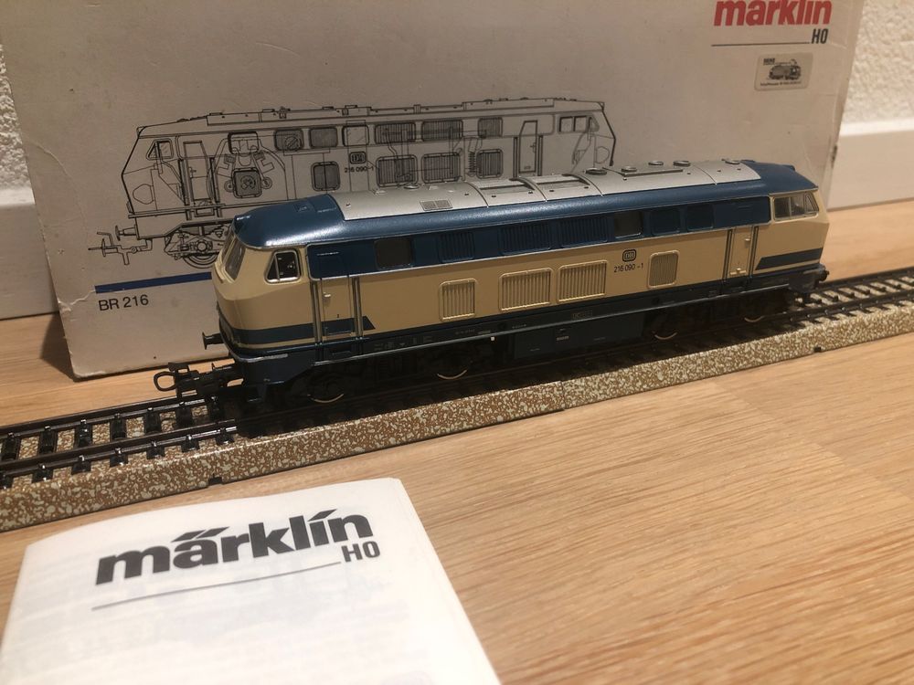 Märklin 3074 DB Diesellok, guter Zustand, OVP (D'occasion) à Dällikon ...