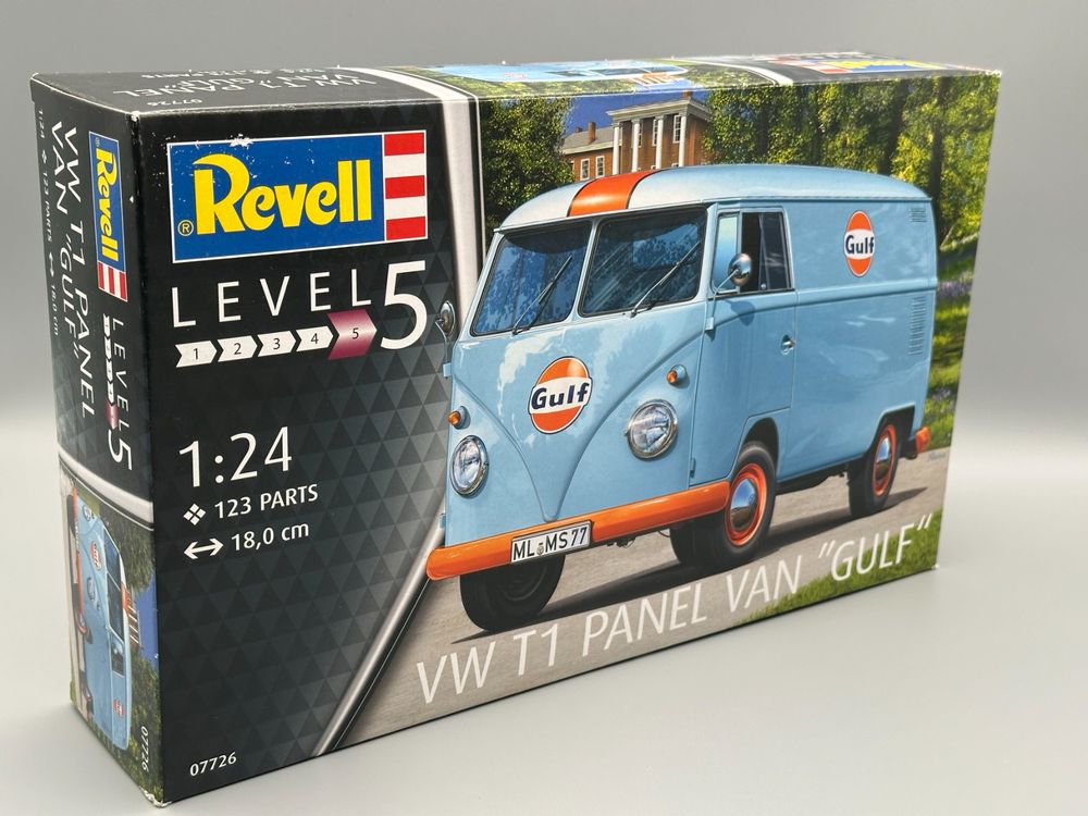 VW T1 Panel Van GULF Bausatz 1:24 Revell - neu OVP (Neu (gemäss ...