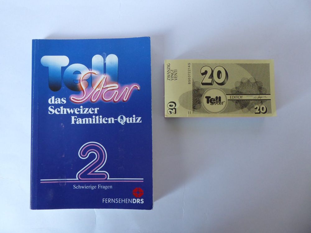 Tell Star 2, Quiz Fragen, Spielgeld (Gebraucht) in Turbenthal für CHF 4 ...