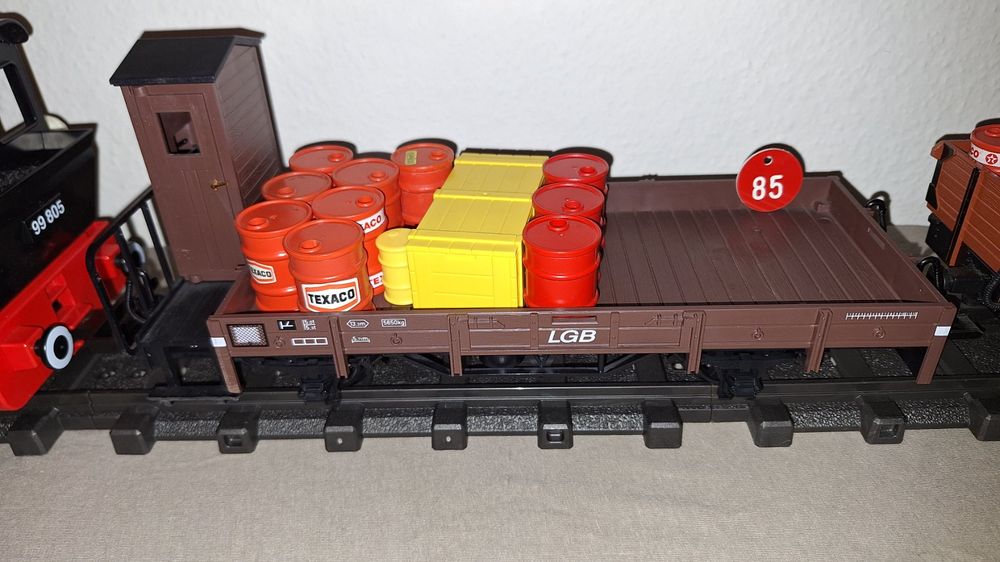 LGB 40124 Niederbordwagen mit Bremserhaus braun | Kaufen auf Ricardo