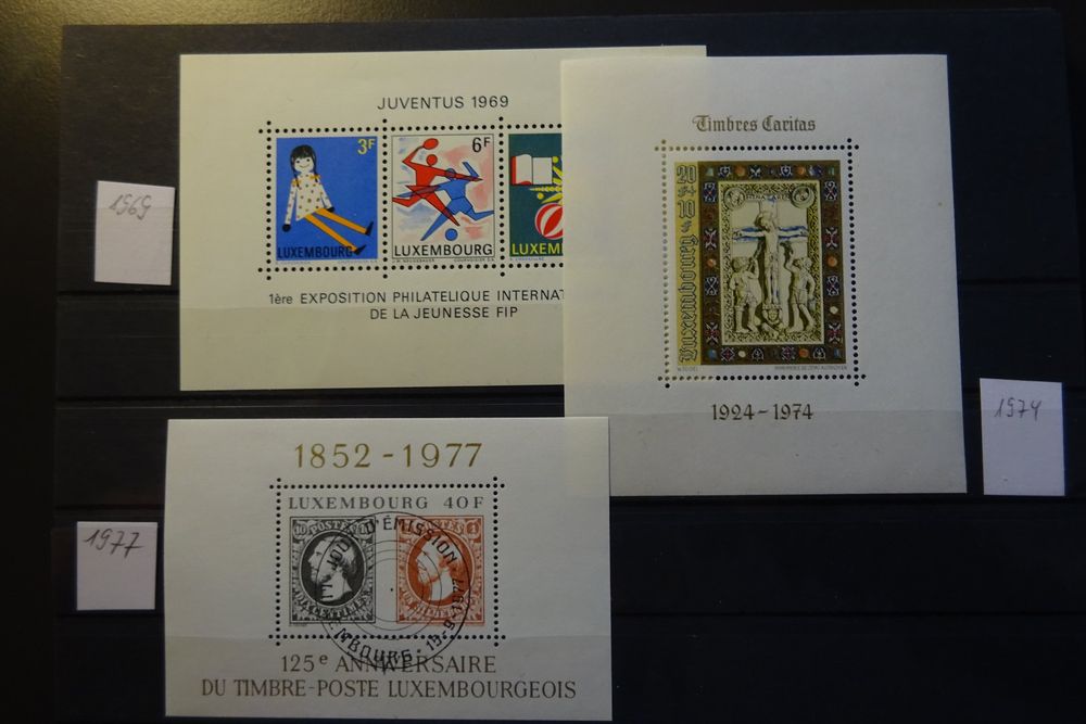 Luxemburg-Sammlung-Karte 9-1969-77-Blocks | Kaufen auf Ricardo