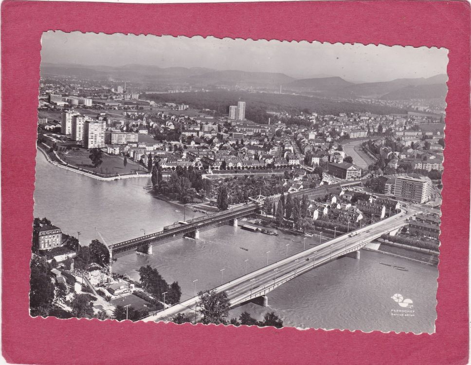 Mit dem Flugzeug über Basel St. Alban Brücke (Gebraucht) in Herisau für ...